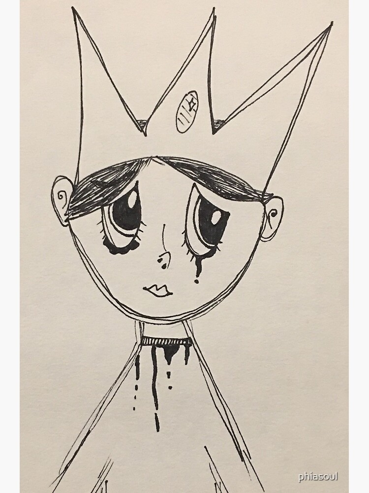 "Sad King" Art Print for Sale by phiasoul | Redbubble