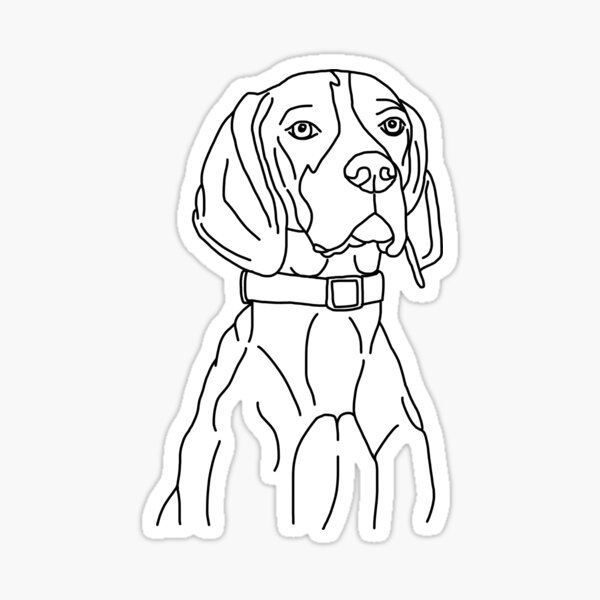 "Pointer" Sticker for Sale by BlueKirk | Redbubble
