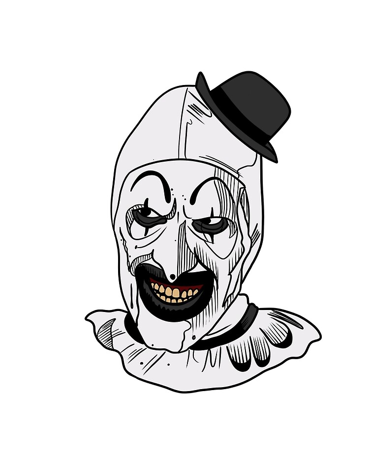 "Terrifier Clown" iPad Case & Skin for Sale by Crafty3eyedfox | Redbubble