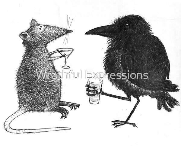 "Rat and Raven" by Geoffrey Earendil | Redbubble