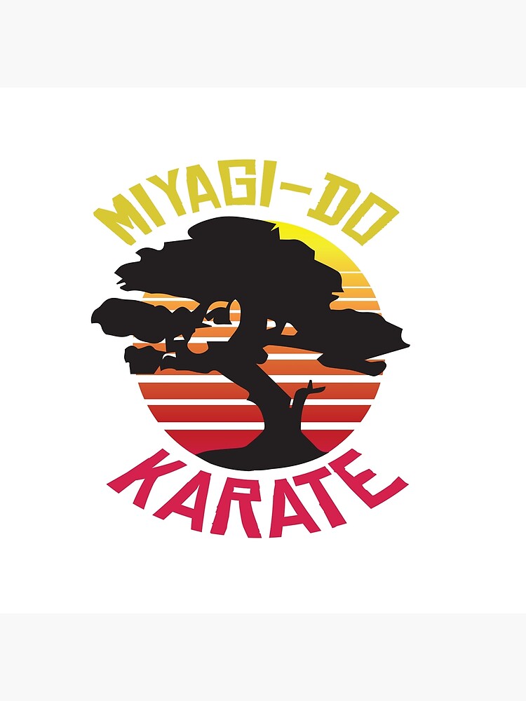 "Miyagi Do Silhouette Bonsai - Retro" Poster for Sale by KidClutch ...