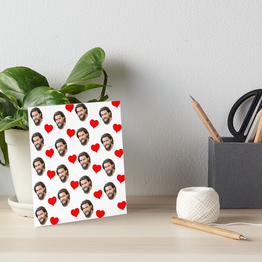 "Jason Momoa Love" Sticker for Sale by Jenny Larkins | Redbubble
