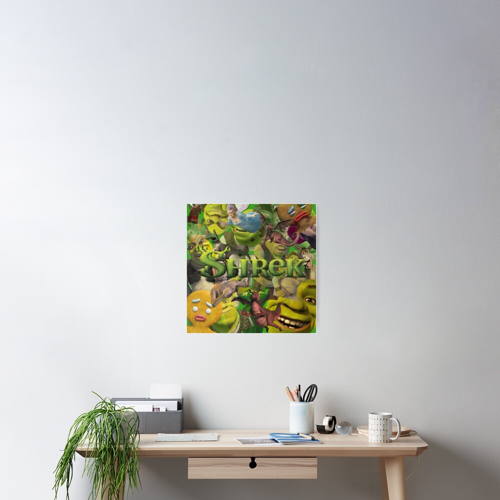 "Shrek collage" Poster by ctrout5915 | Redbubble
