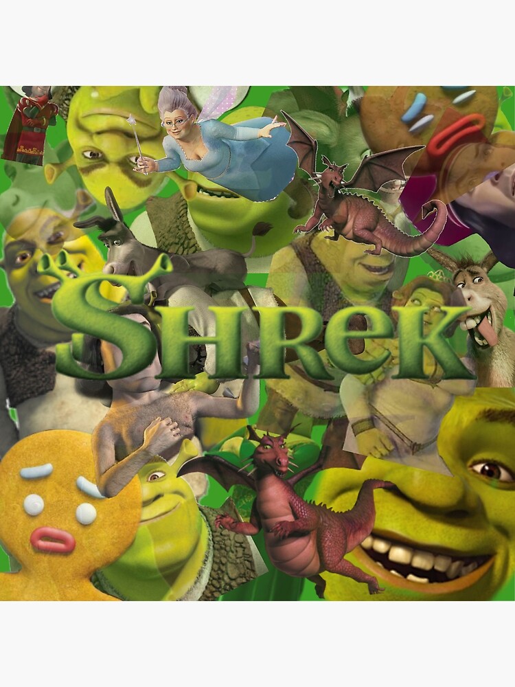 "Shrek collage" Poster by ctrout5915 | Redbubble