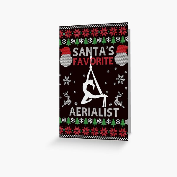 "Santa's Favorite Aerialist, Aerialist Quote, Circus, Funny Lyra ...