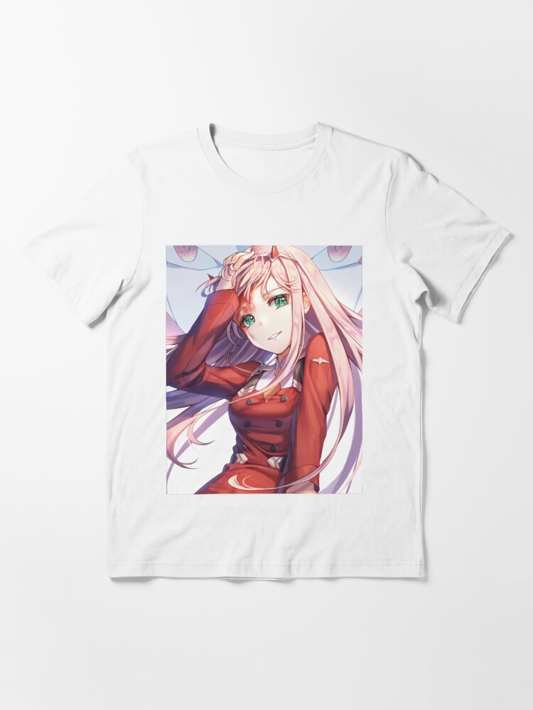 "Zero two" T-shirt for Sale by Catengsoma | Redbubble | zero t-shirts ...