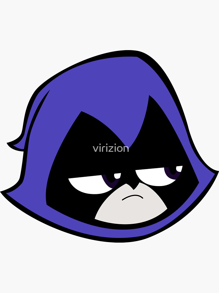 "grumpy raven" Sticker for Sale by virizion | Redbubble