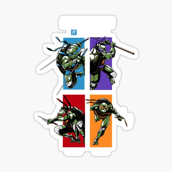 "TMNT " Sticker by felipebatista | Redbubble