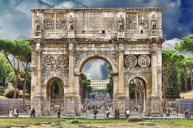 "Arch of Constantine. Rome" by terezadelpilar ~ art & architecture ...
