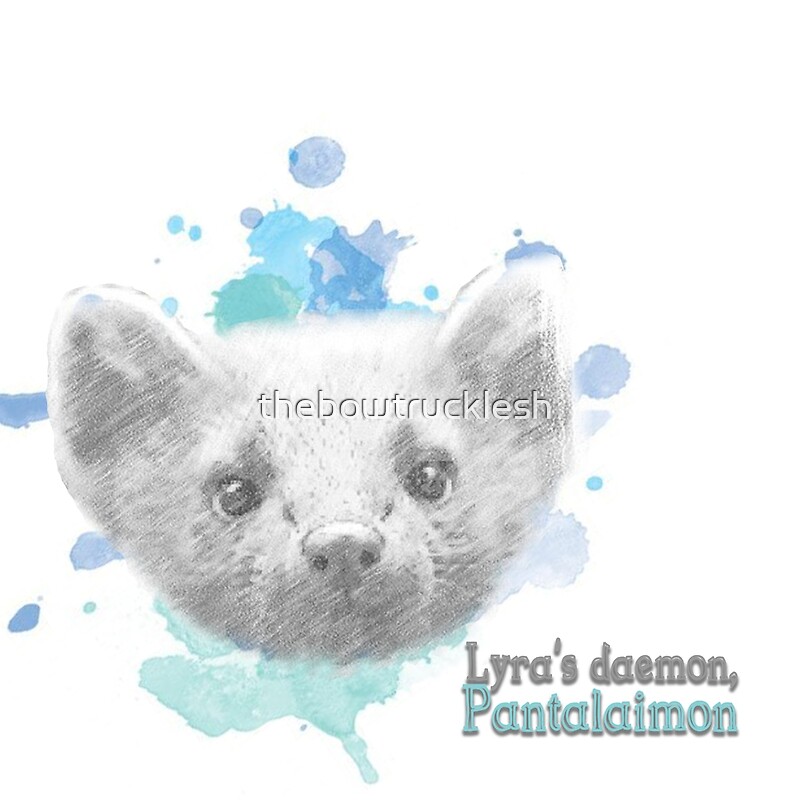 "Lyra's Daemon, Pantalaimon" by thebowtrucklesh | Redbubble