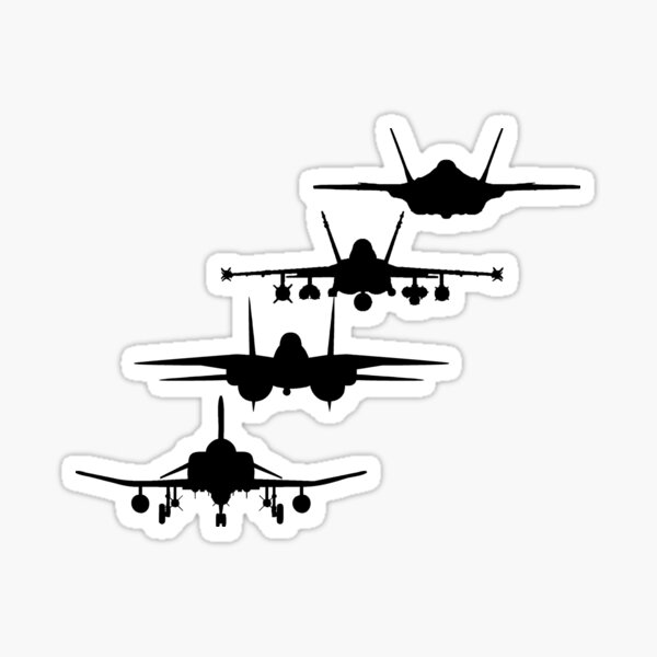 "Navy Fighter Jets" Sticker for Sale by Sneek661 | Redbubble