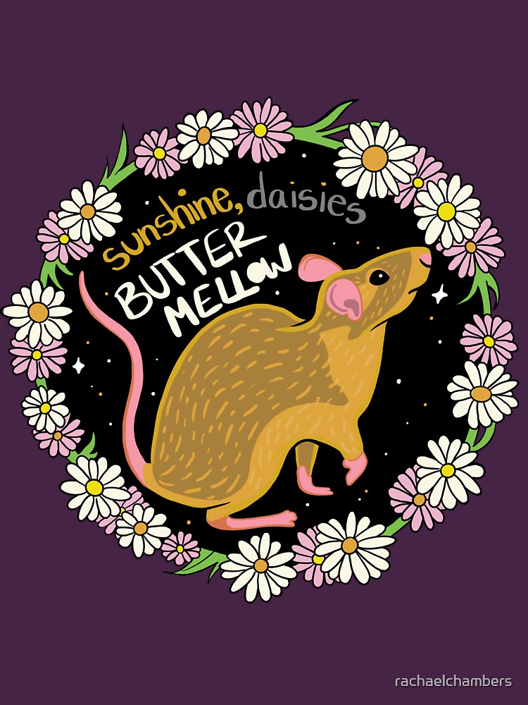 "Magical Rat - Sunshine Daisies Butter Mellow" T-shirt for Sale by ...