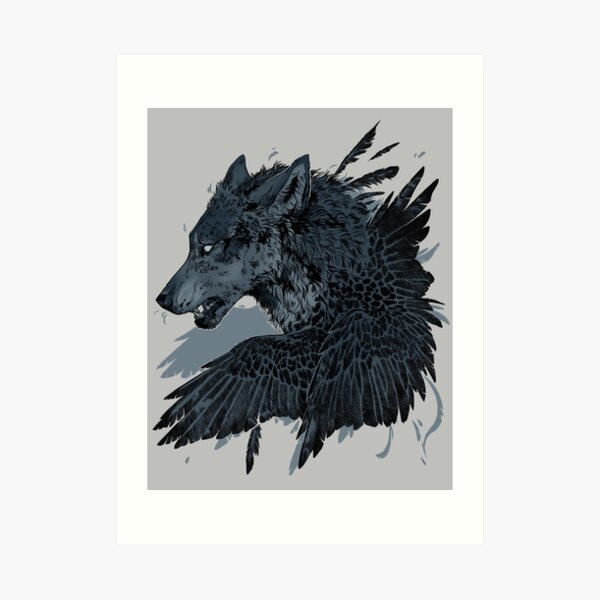 "Shapeshifter (grey)" Art Print for Sale by tatiilange | Redbubble