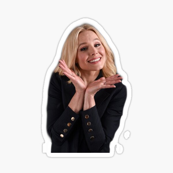 "kristen bell sticker" Sticker by kendraenos | Redbubble