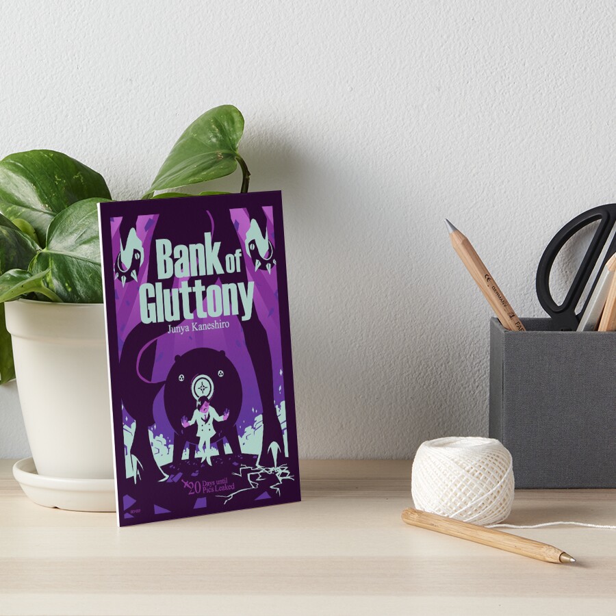 "Bank of Gluttony" Poster for Sale by SnipSnipArt | Redbubble