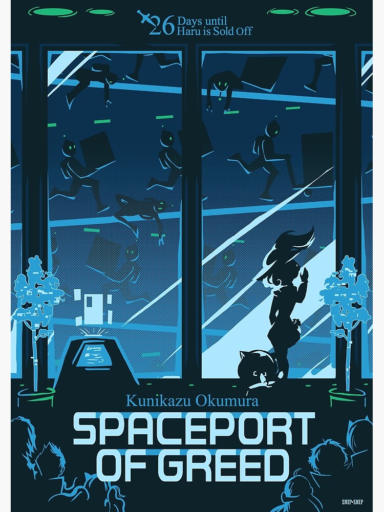"Spaceport of Greed" Poster for Sale by SnipSnipArt | Redbubble
