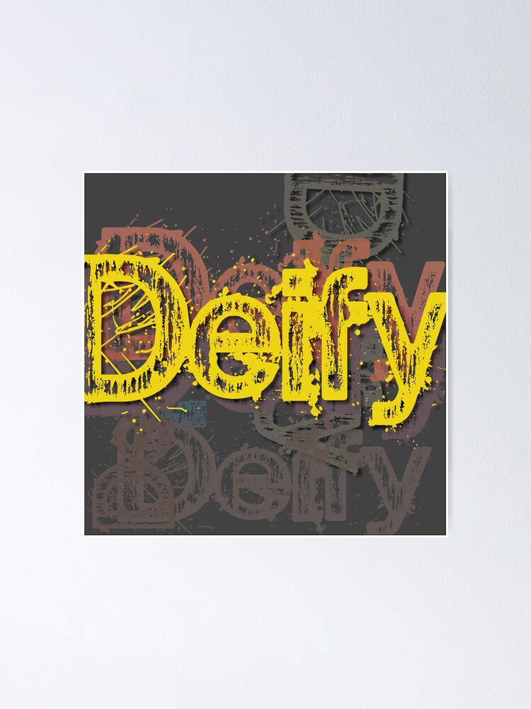 "Deify Me..." Poster for Sale by Nina1305 | Redbubble