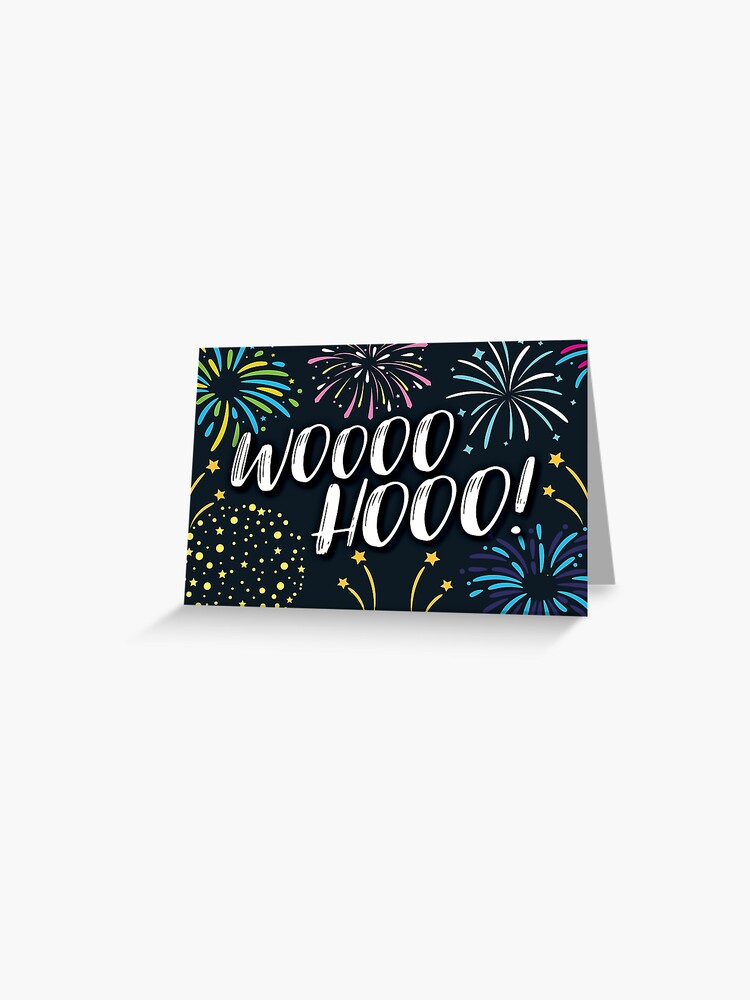 Paper & Party Supplies Congratulations Cards Firework Congratulations ...