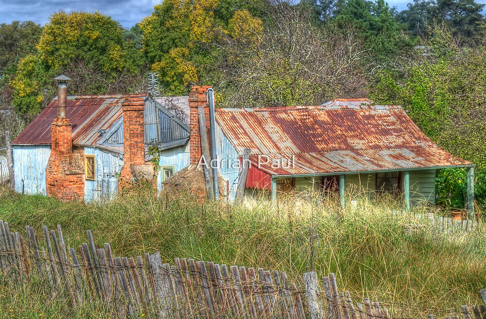 "Dennington's Cottage, Hill End, NSW, Australia " by Adrian Paul ...