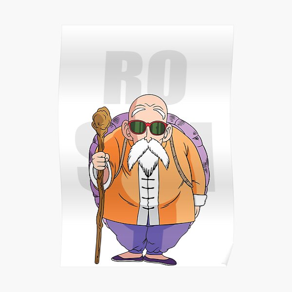 "Master Roshi" Poster for Sale by choshu | Redbubble