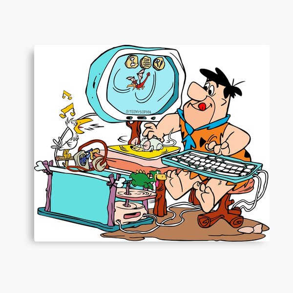 Flintstones Canvas Prints | Redbubble