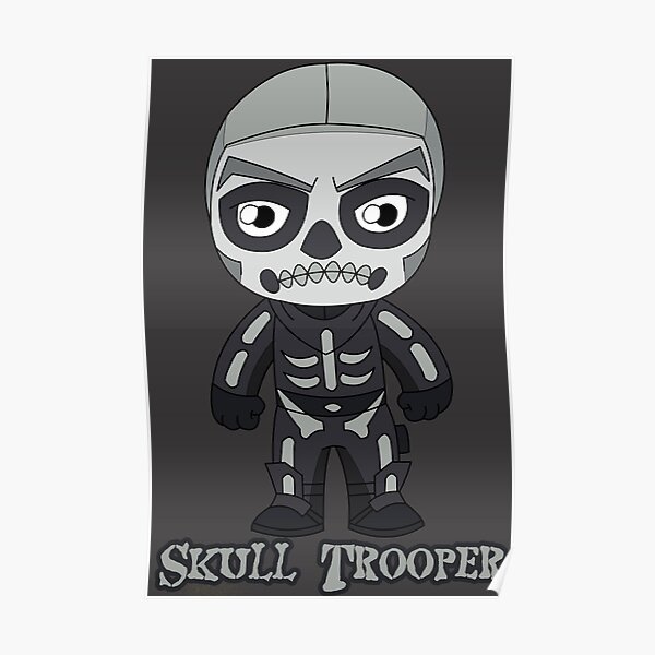 "character skull trooper" Poster by Dln79 | Redbubble