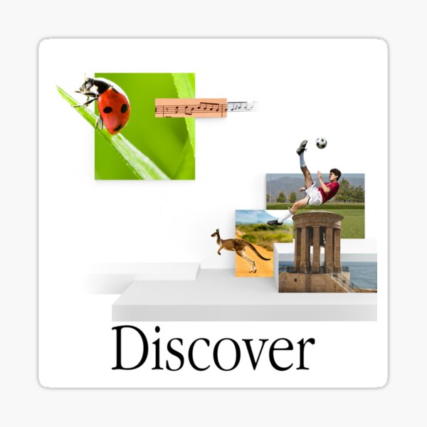 "Discover" Sticker by pangeaworx | Redbubble