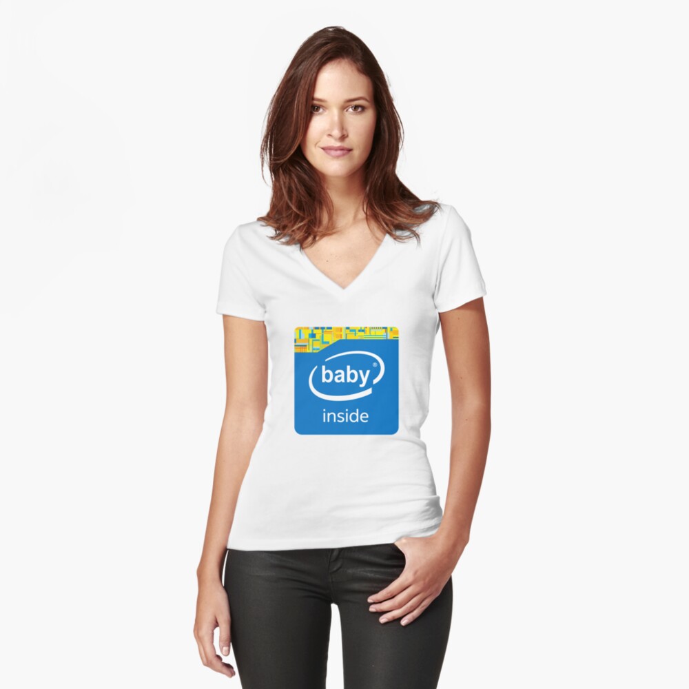 "Intel Baby Inside Logo Meme" Sticker by ELKaito | Redbubble