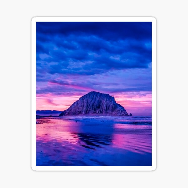 "Morro Rock!" Sticker for Sale by oliviasphotos | Redbubble