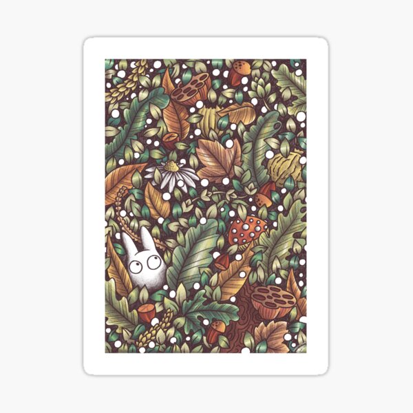 "Chibi Leaves" Sticker for Sale by Syntetyc | Redbubble