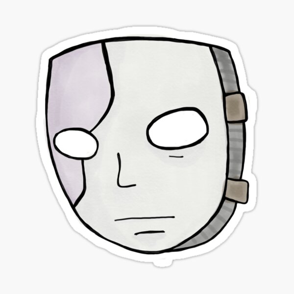 "Sally Face Mask" Sticker by catherwoman | Redbubble