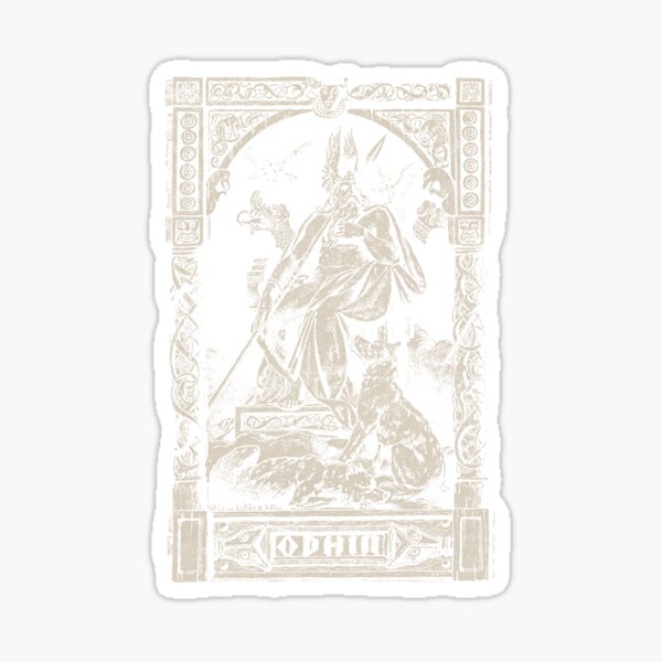 "Vintage Viking Odin Wotan Odhin Thor Norse Mythology Loki design ...