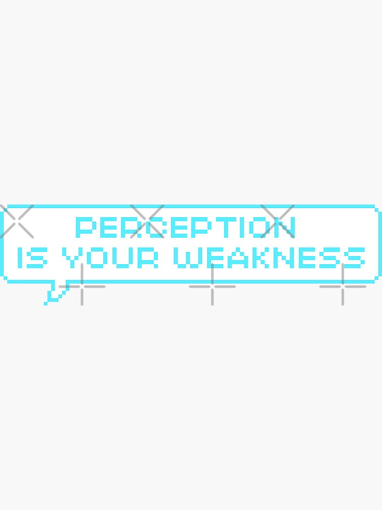 "*rolls 1 for perception*" Sticker for Sale by darforthewin | Redbubble