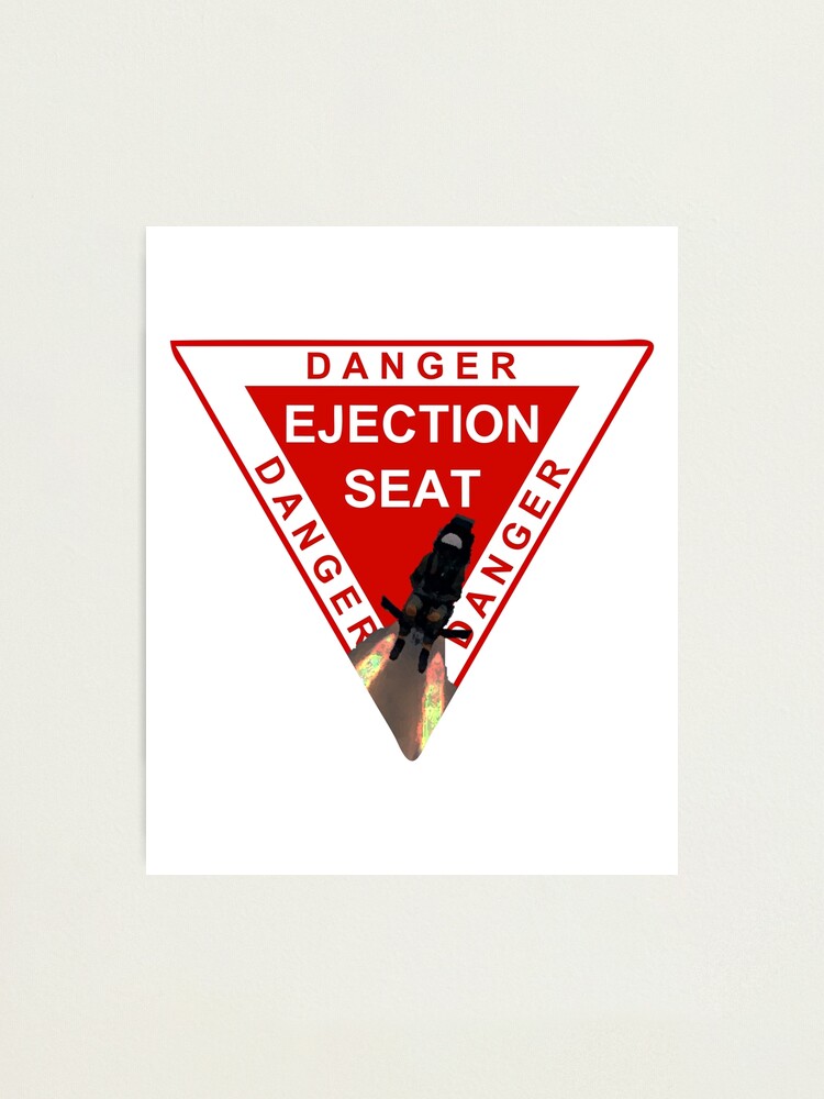 Impression photo « Modèle 52 - Siège éjectable Danger! », par wings4u ...