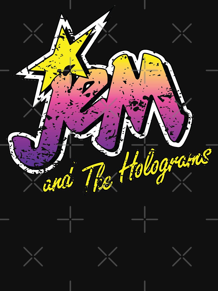 "Jem and the Holograms Band Cartoon Misfits Distressed 80s Party Mask ...