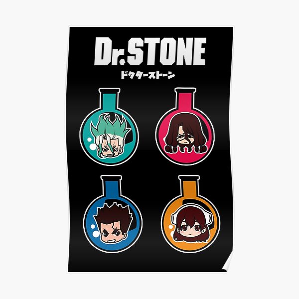 "DR. STONE: ALL CHARACTERS CHIBI " Poster by FunGangStore | Redbubble