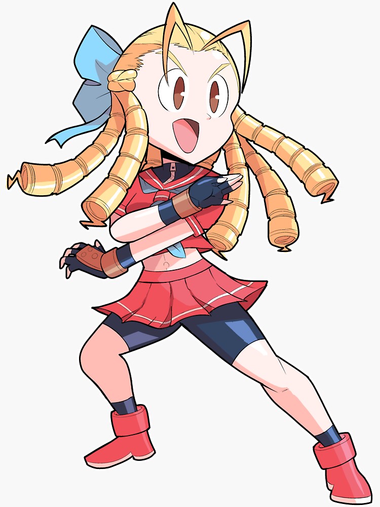 "Mini Karin Kanzuki" Sticker for Sale by StaticBlu | Redbubble