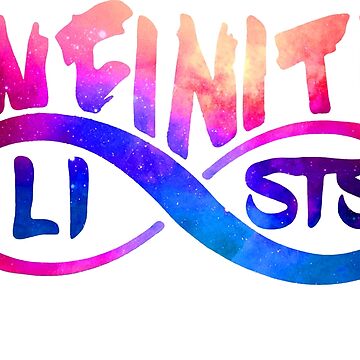 "Infinite lists Merch, Infinite Merch,infinite lists Galaxy logo ...