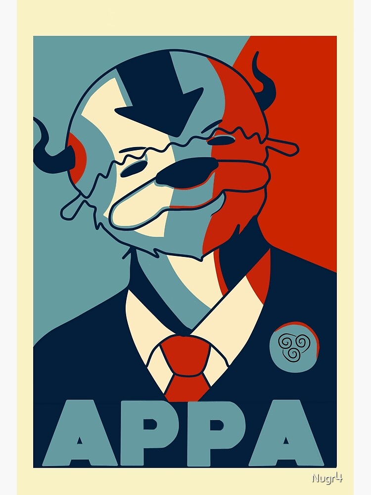 "APPA POSTER, Avatar: The last airbender" Poster for Sale by Nugr4 ...