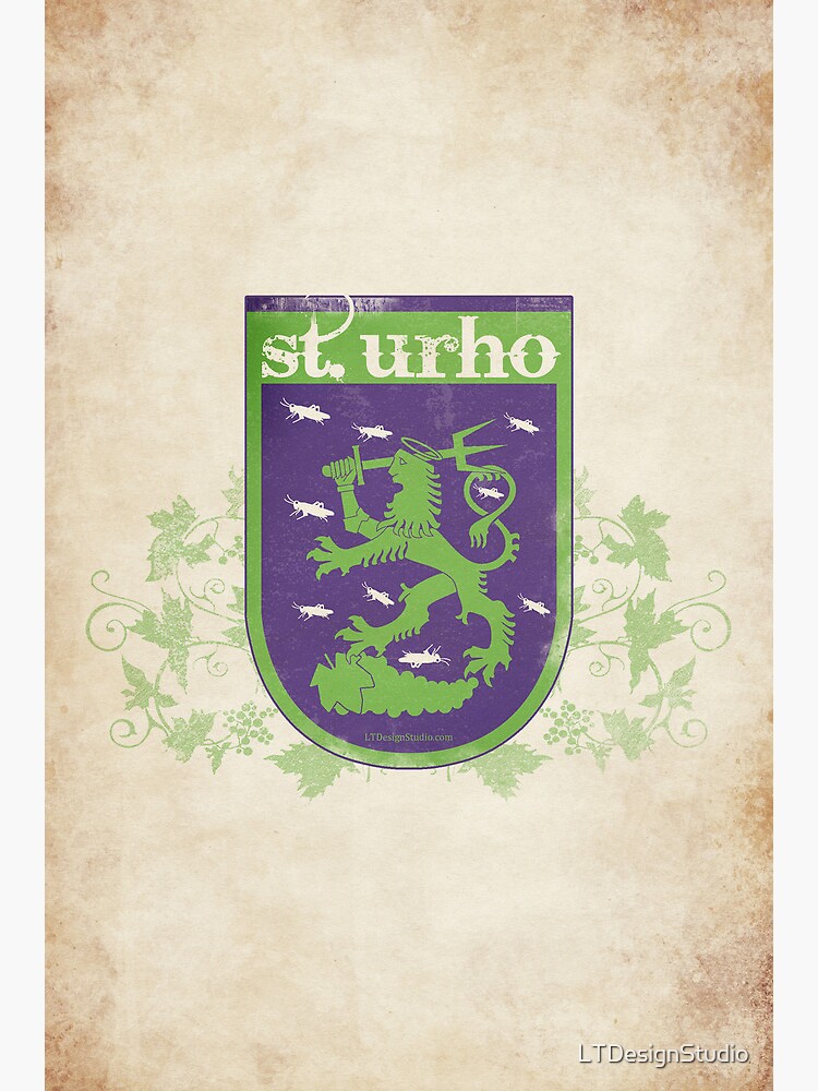 "St. Urho Coat of Arms" Poster for Sale by LTDesignStudio | Redbubble