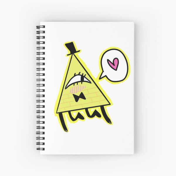 "Kawaii Bill Cipher" Spiral Notebook by stelllarum | Redbubble