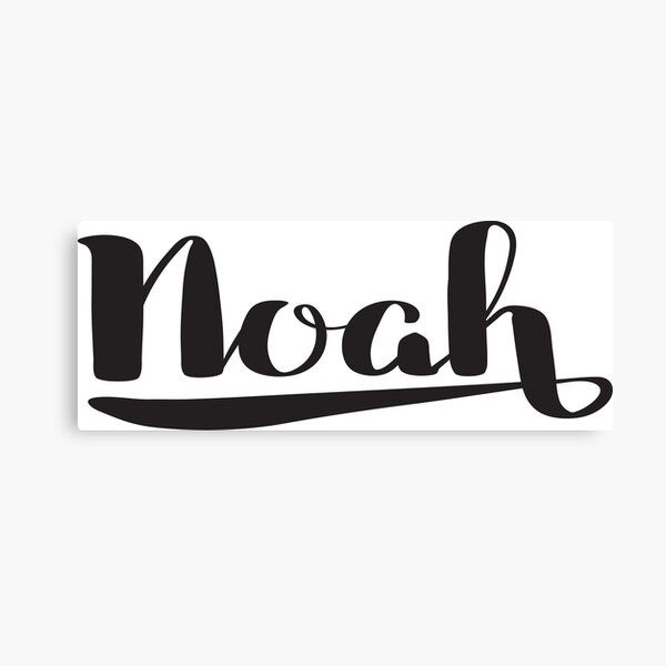 Noah Name Canvas Prints | Redbubble