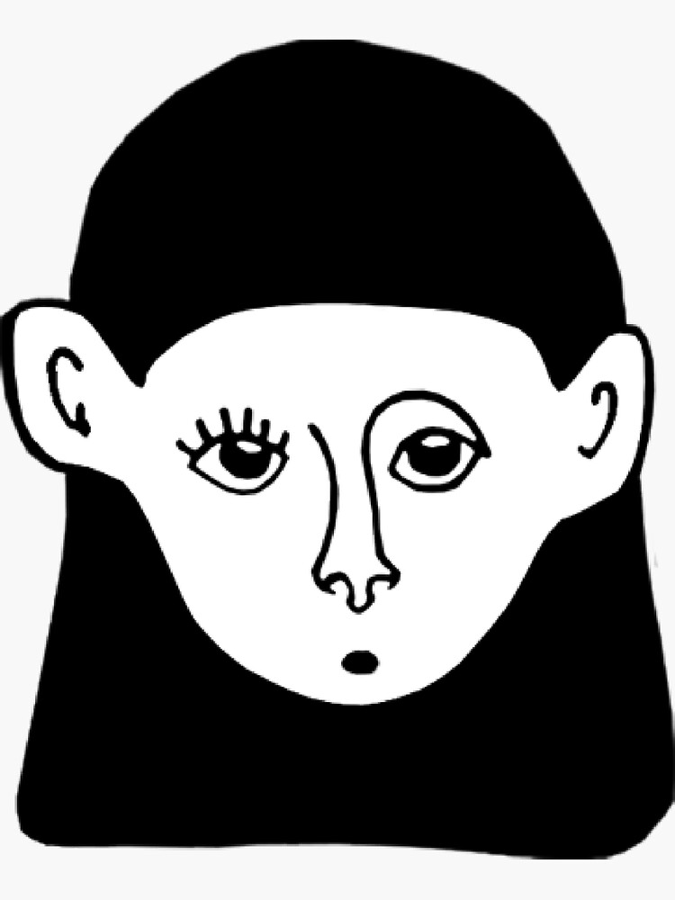 "shooketh expression" Sticker for Sale by andie-artworks | Redbubble