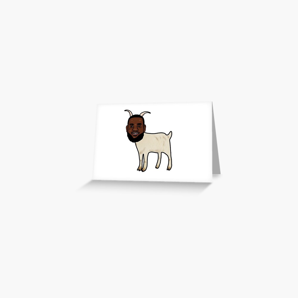"Lebron GOAT" Sticker for Sale by achristian2020 | Redbubble