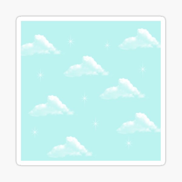 "clouds aesthetic sticker" Sticker for Sale by emma-johnston | Redbubble