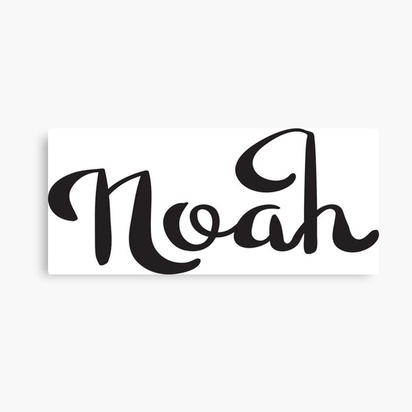 Noah Name Canvas Prints | Redbubble