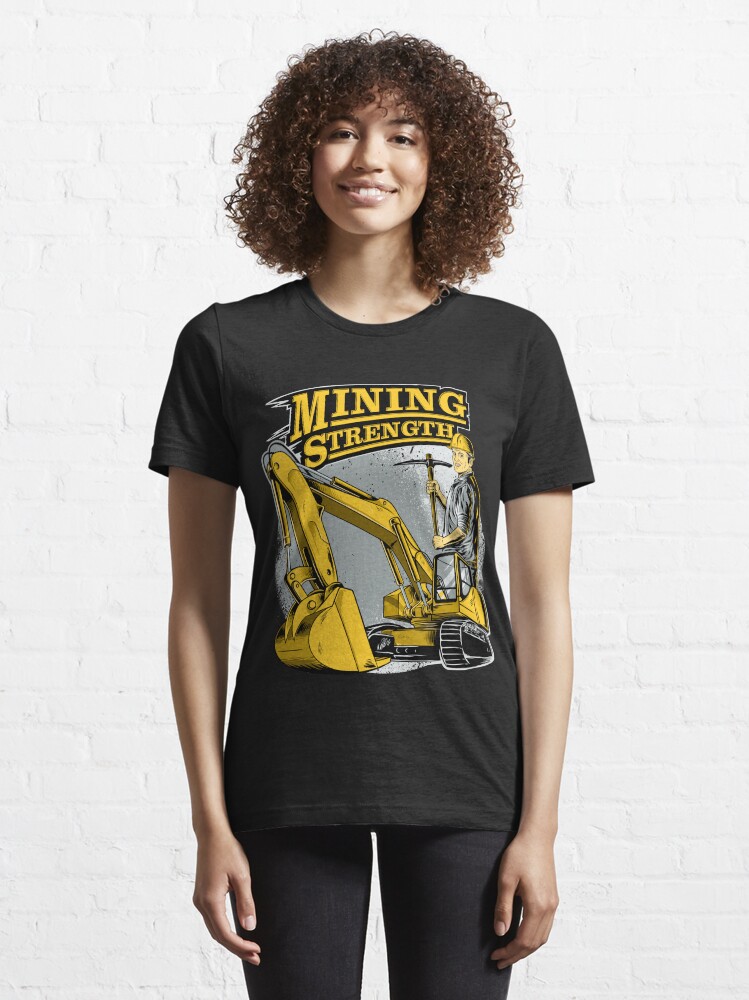 "Mining Equipment Excavator" T-shirt for Sale by damnoverload ...