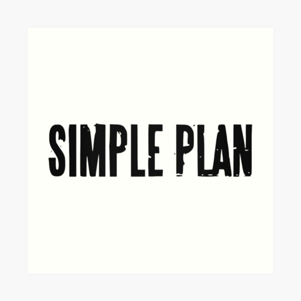 "Simple Plan Logo" Art Print by Ric-Sauce | Redbubble