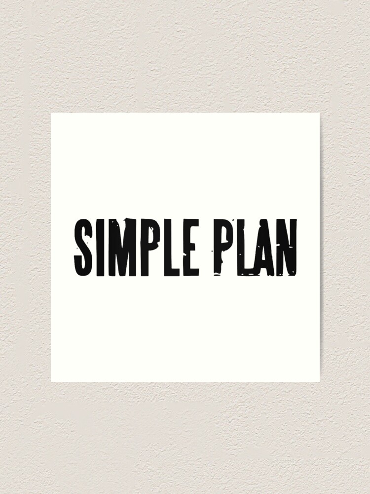 "Simple Plan Logo" Art Print by Ric-Sauce | Redbubble