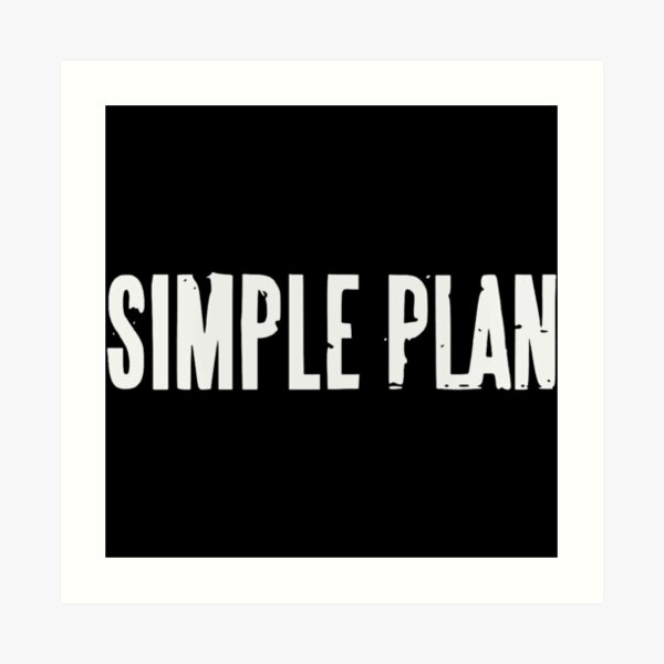 "Simple Plan Logo" Art Print by Ric-Sauce | Redbubble